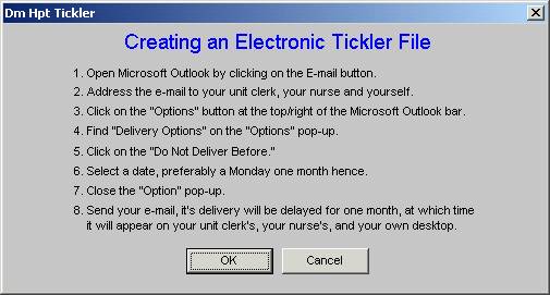 JamesLHollyMD.com | EPM Tools | Electronic Tickler File Tutorial